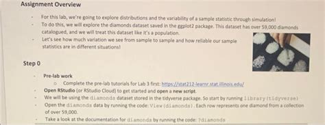 Solved Assignment Overview For This Lab Were Going To