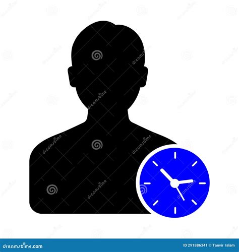 Wait Icon Stock Vector Illustration Of Sign Late Businessman 291886341