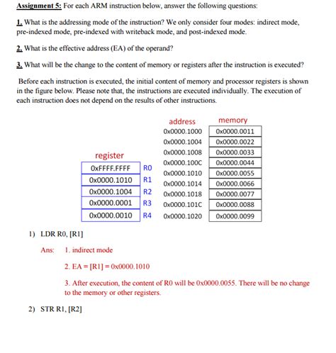 Solved 3 Ldr R3 R1 8 4 Str R0 R212 5 Str