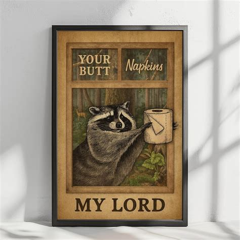 Your Butt Napkin My Lord Etsy