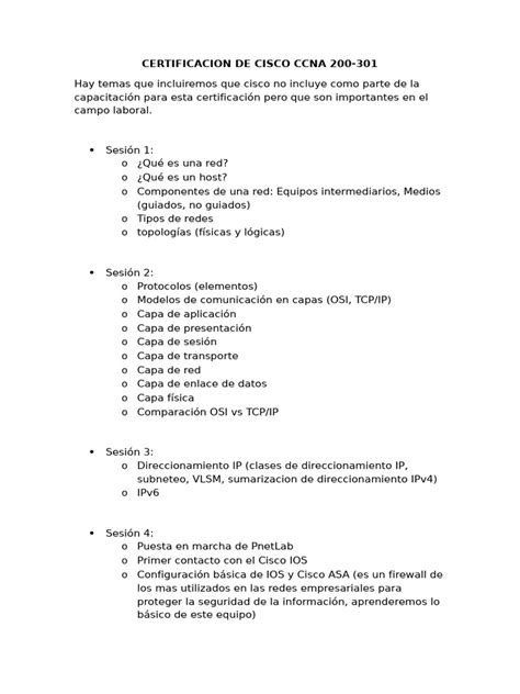 Certificacion De Cisco Ccna 200 Pdf Protocolos De Internet Controlador De Interfaz De Red
