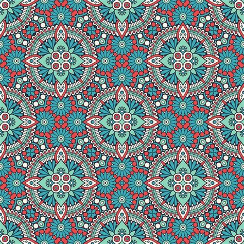 Premium Vector Decorative Geometric Tile Seamless Pattern