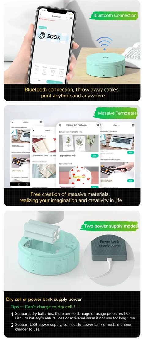 Peripage L1 Plus 라벨 메이커 블루투스 연결 휴대용 라벨 인쇄 열 미니 프린터 사무실 학교 및 Temu