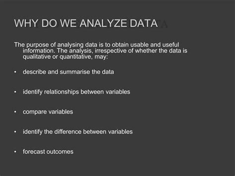 Data Analysis Ppt