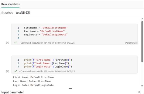 Solved How To Read Parameters In Ms Fabric Notebook Pass Microsoft Fabric Community
