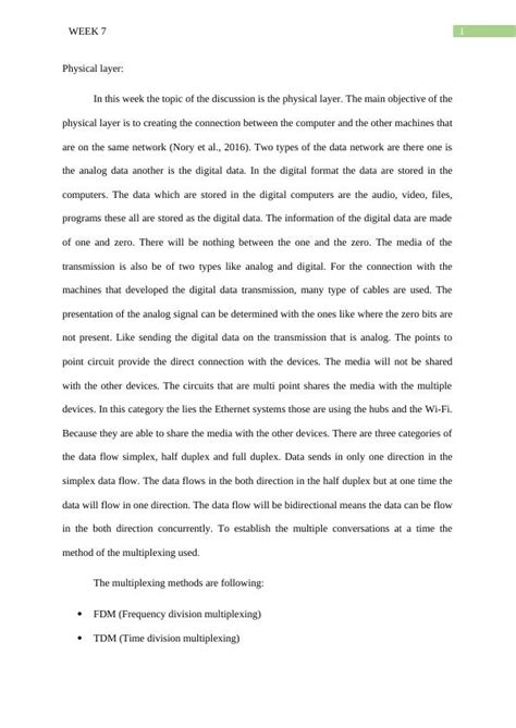 Networking And Security Physical Layer