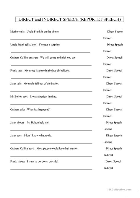 Direct And Indirect Objects Worksheet