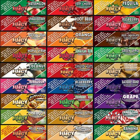 Flavored Rolling Papers Juicy Jays Flavoured Rolling Papers 1 1 4