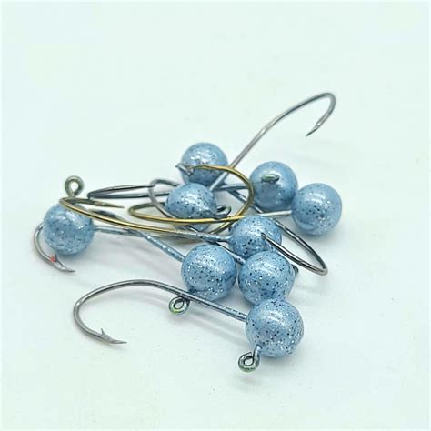 Round Jig Heads 132 116 18 12 Pack No Collar Ramble