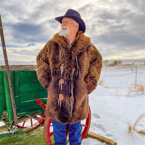 Natural Buffalo Fur Coat Full Length Custom Tailored Handmade In Usa