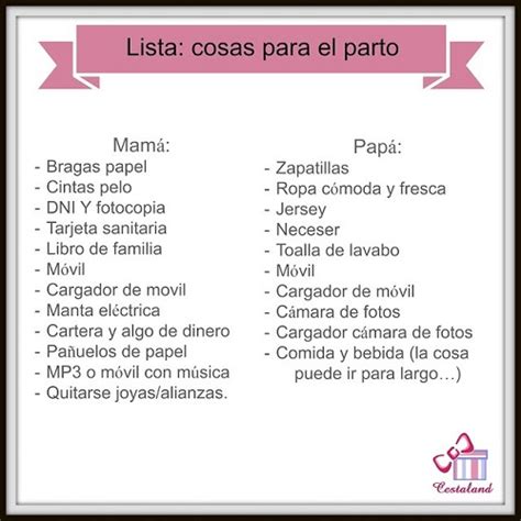 Prepara Tu Bolsa Para El Parto Y La Maternidad