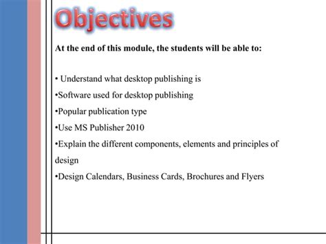 Ms Publisher PPTX Desktop Publishing Computer Software And Applications