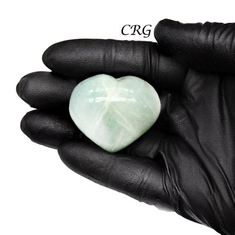 Amazonite Pale Puffy Heart 5 Pieces Size 1 To 2 Inches Crystal Gemst