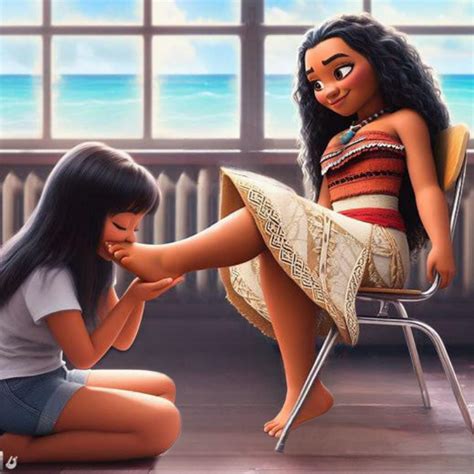 Moanas Feet Worship 2 By Ai Feetnsfw On Deviantart