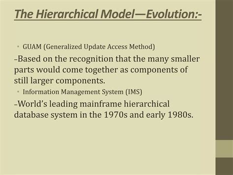 Types Of Database Models Pptx