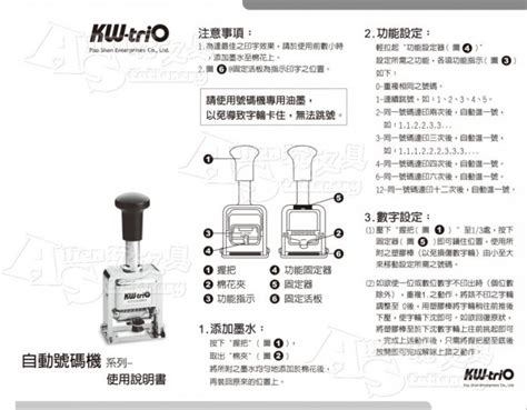 Kw 20800 自動號碼機 8位數 7樣式 連續號碼機 自動跳號 連續跳號 台灣製 Alien玩文具 Yahoo奇摩拍賣