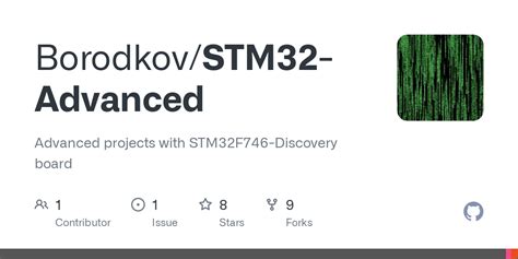 Github Borodkovstm32 Advanced Advanced Projects With Stm32f746