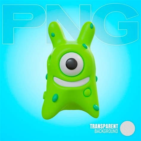 3d Model Cartoon Alien Toon