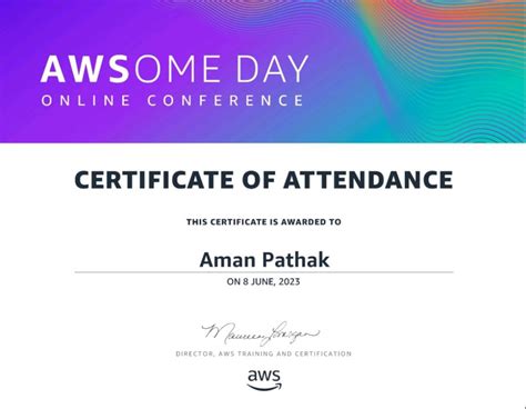 Aman Pathak On Linkedin Awsawesomeday Continuouslearning Aws