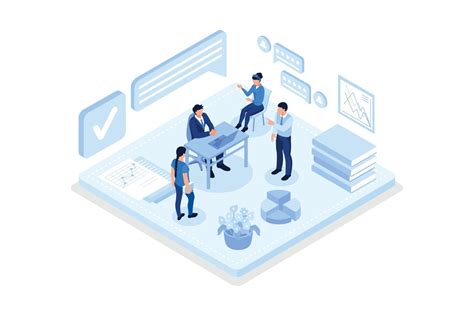 Employment Concept With Character Can Use For Web Banner Infographics