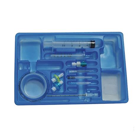 Hospital Blue Anesthesia Emergency Puncture Kit Combined Spinal