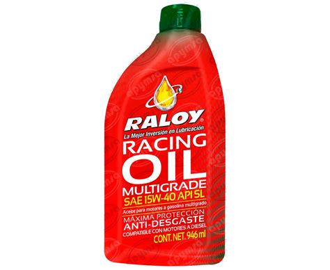 Lubricante Aceite Mineral Sl 15w40 946ml Racing Raloy 6352