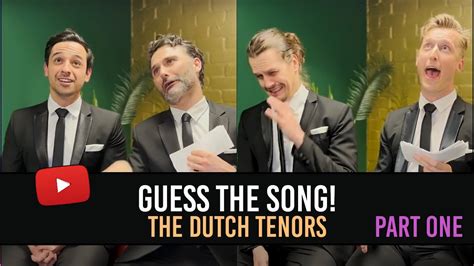 60 Seconds Battle Round 1 Musicals The Dutch Tenors Youtube