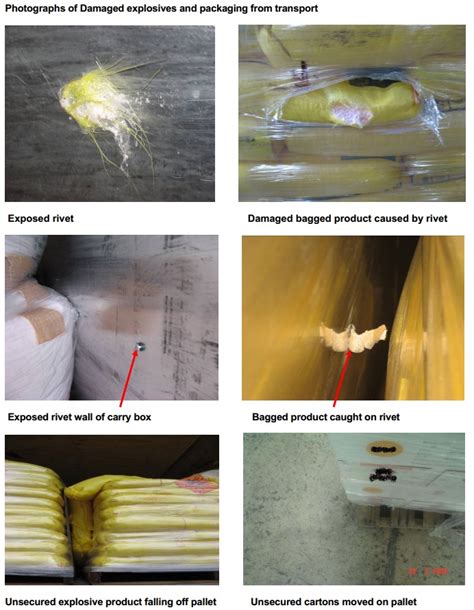 Damage To Explosives During Transport Resources Safety Health Queensland