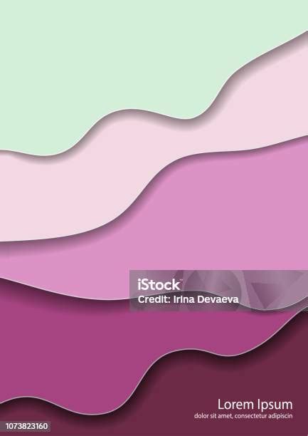 화려한 우아한 웨이브 배경입니다 브로셔 전단지 포스터 배너 디자인 대비 색상입니다 벡터 Eps10 그림입니다 0명에 대한 스톡 벡터 아트 및 기타 이미지 Istock