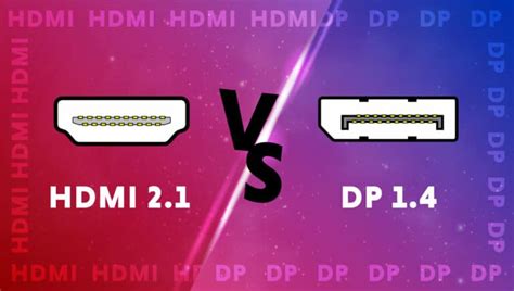 Hdmi 2 1 Vs Displayport 1 4 Wepc