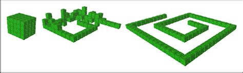 Simulation Of Self Reconfiguration With The L System In Equation 11 Download Scientific