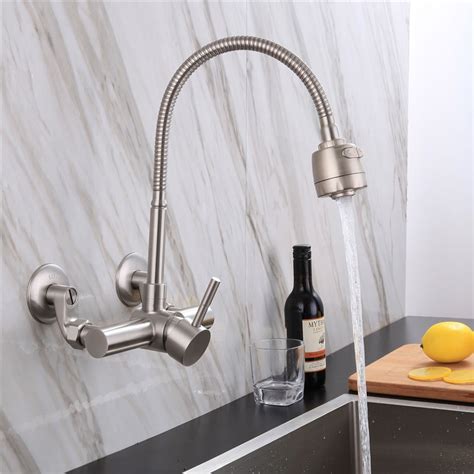 Wall Mount Kitchen Faucet Kitchen Faucet Commercial Wall Mount Sink
