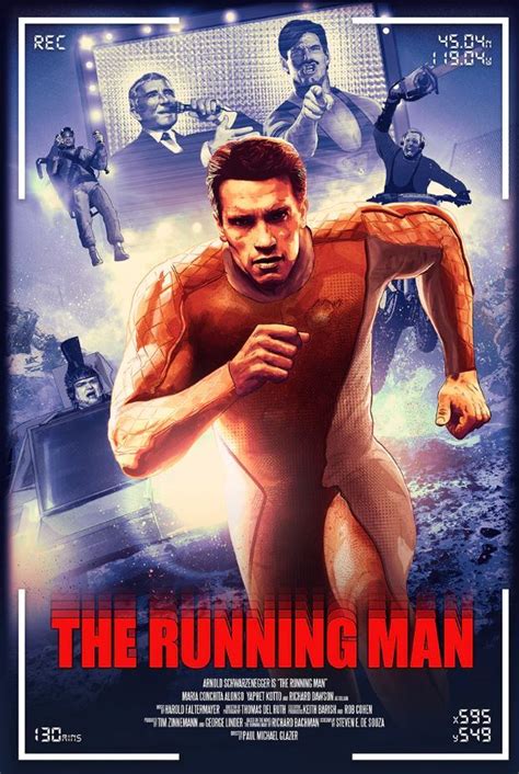 The Running Man Movie Poster