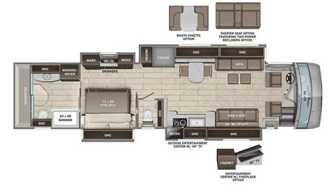 Entegra Coach Rv Motorhome Dimensions Updated For 2022 Folding