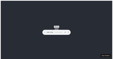 React Audio Analyser Examples Codesandbox