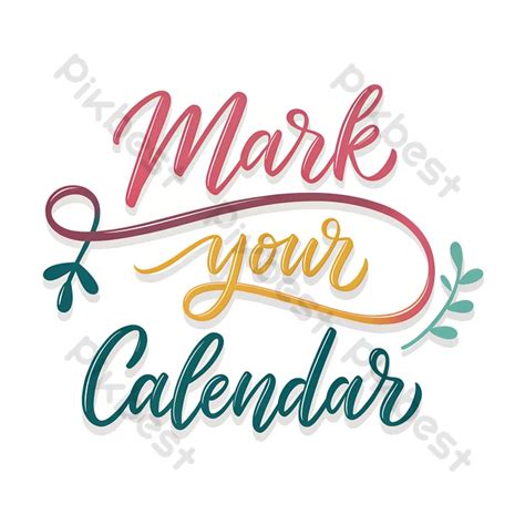 Mark Your Calendar Images