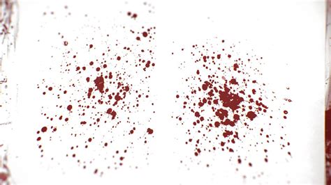 Blood Splatter 4k Set 3 Behance