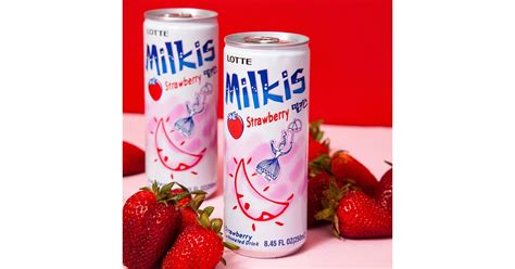 Lotte Milkis Soft Drink Strawberry Eper ízű Tejes Szénsavas Ital 250ml Megabest