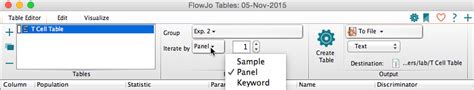 Table Iteration Options Flowjo Documentation Flowjo Documentation