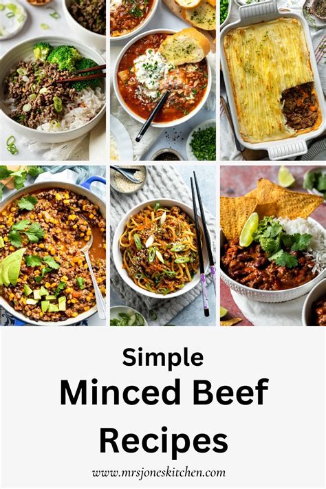 Easy Minced Beef Recipes Mrs Joness Kitchen