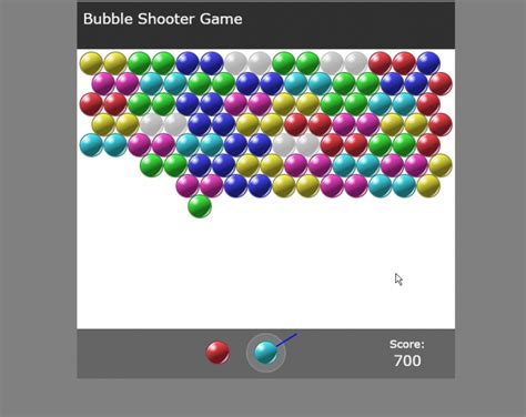 Simple Bubble Shooter Game Using Javascript With Free Source Code Sourcecodester