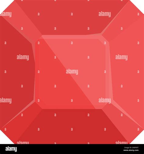 Ruby Stone Icon Cartoon Vector Crystal Gem Shiny Crystal Stock Vector Image Art Alamy