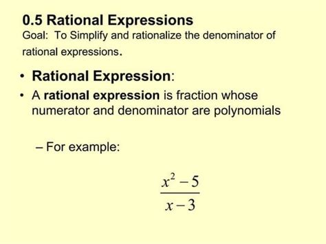 Simplifying Rational Algebraic Expressions Pdf Programming