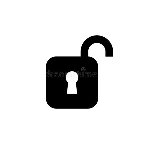 Lock Unlock Icon Ui Simple Style Flat Illustration Stock Vector Illustration Of Encryption