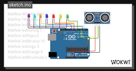 Deteksi Banjir Wokwi Esp32 Stm32 Arduino Simulator