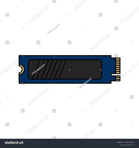 1 Nvme M 2 Pci Express Pci E Solid State Drive Ssd Lineal Color Icon Stock Vectors And Vector