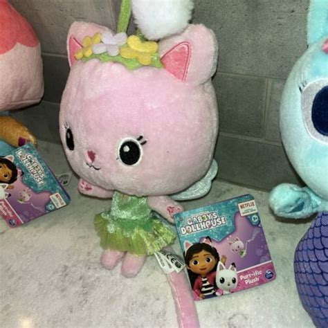 Gabbys Dollhouse Purr Ific Plush 8 Toy Kitty Fairy Mercat Catrat Box