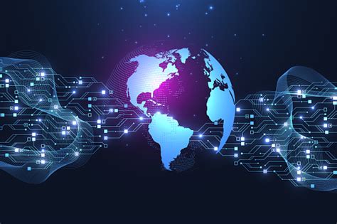 회로 기판 설계 배경 하이테크 디지털 데이터 연결 시스템을 갖춘 추상적인 통신 회로 기판 기술 배경 추상컴퓨터 전자 배경 벡터 그림입니다 0명에 대한 스톡 벡터 아트 및