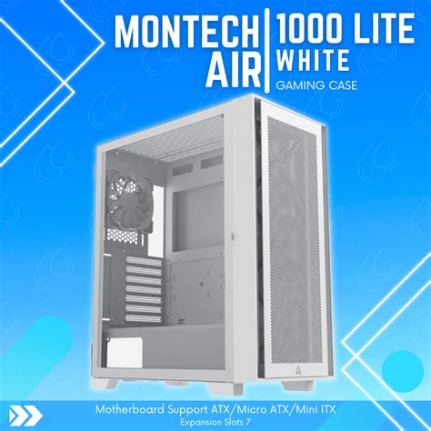 Montech Air 1000 Lite White Quadra Computer