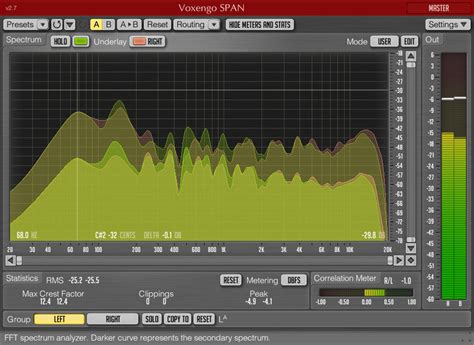 Voxengo Span Spectrum Analyzer Effect Plugin Updated To V27
